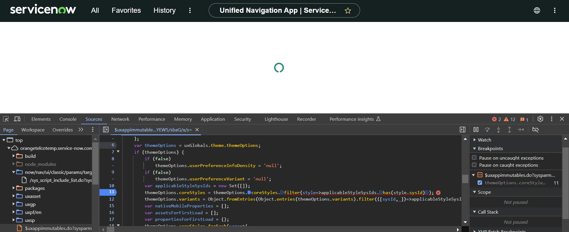 Instance is not loading after System Properties mi... - ServiceNow Community